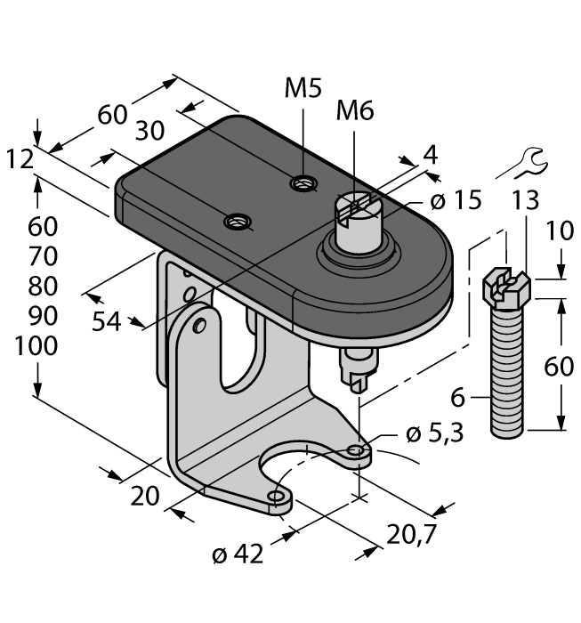 Accessories - Mounting kit for manual valves
