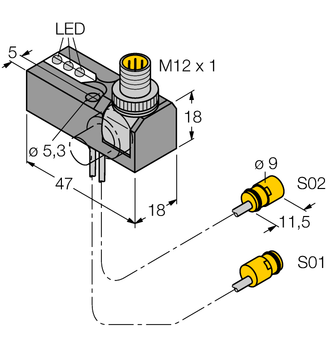 Inductive Sensor - Monitoring Kit for Power Clamps