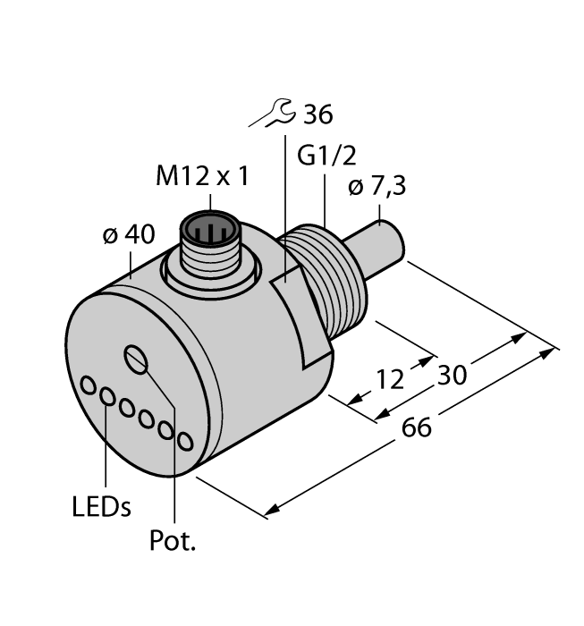 Flow Monitoring - Immersion Sensor with Integrated Processor