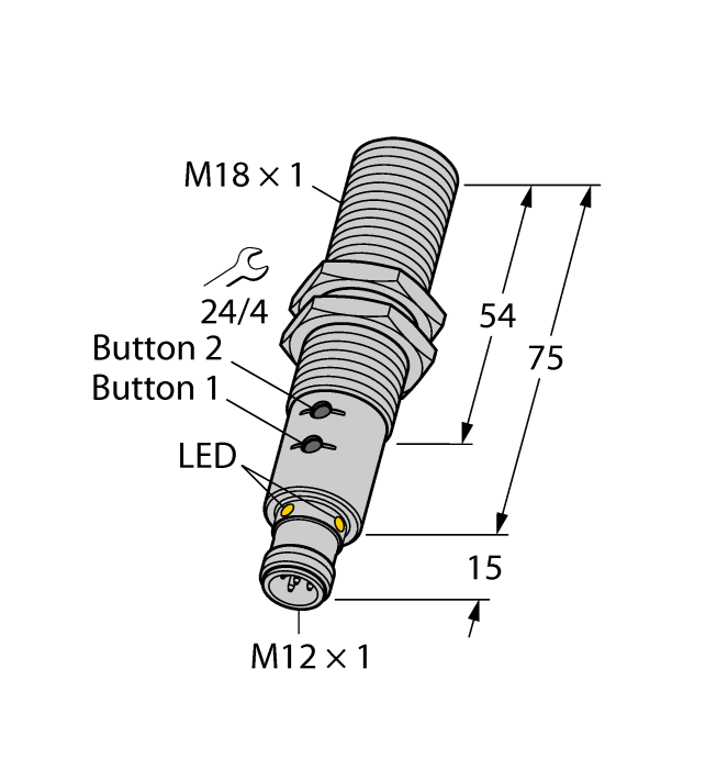 Ultrasonic Sensor - Diffuse Mode Sensor