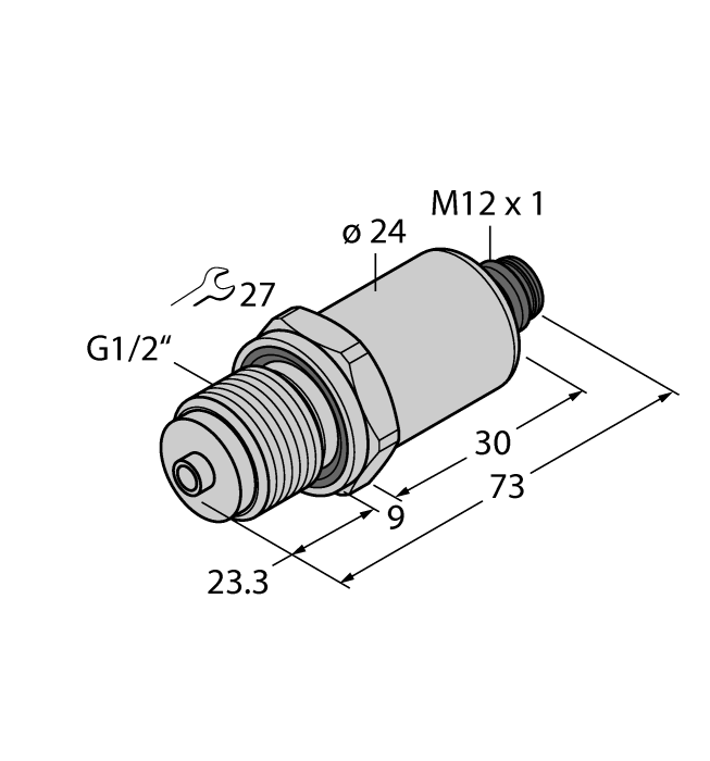 Pressure Transmitter - IO-Link with Two Switching Outputs