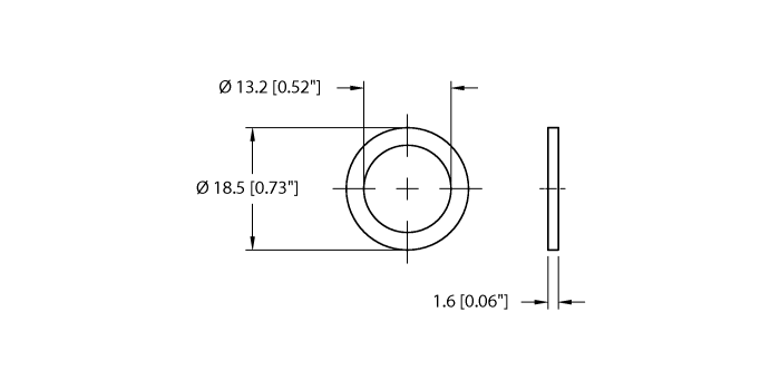Actuator and Sensor Accessory - Mounting seal gasket