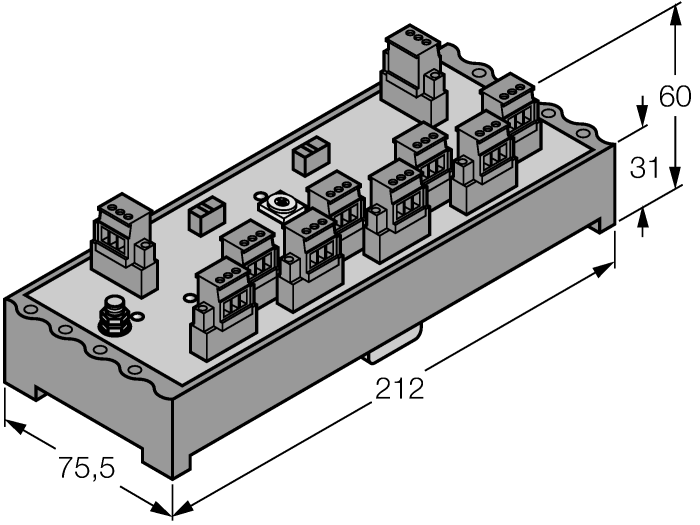 IP20 Junction Box, 8-Channel - FOUNDATION Fieldbus and PROFIBUS-PA