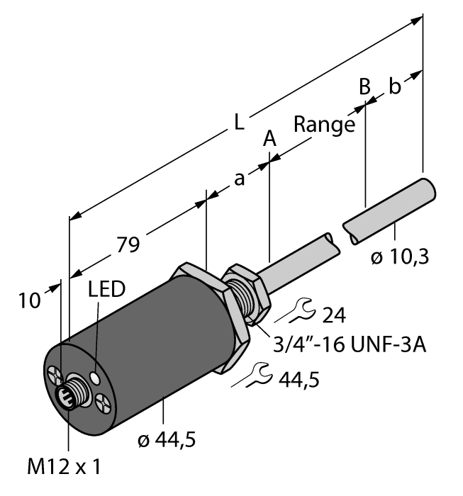 EZ-Track Linear Displacement Transducer