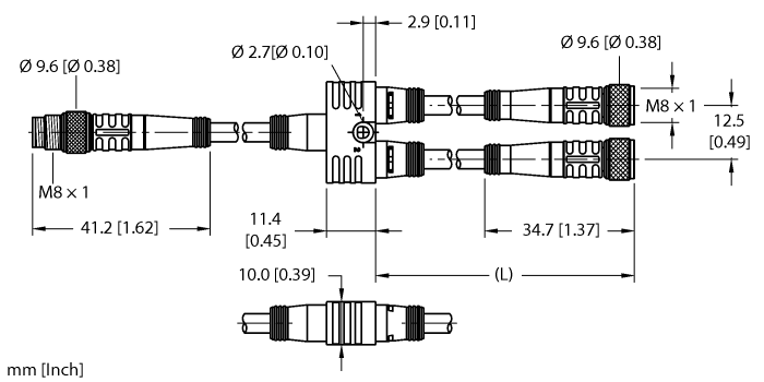 Actuator and Sensor Splitter - M8 Splitter