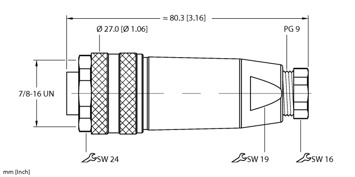 Actuator and Sensor Field Wireable - 7/8” Connection
