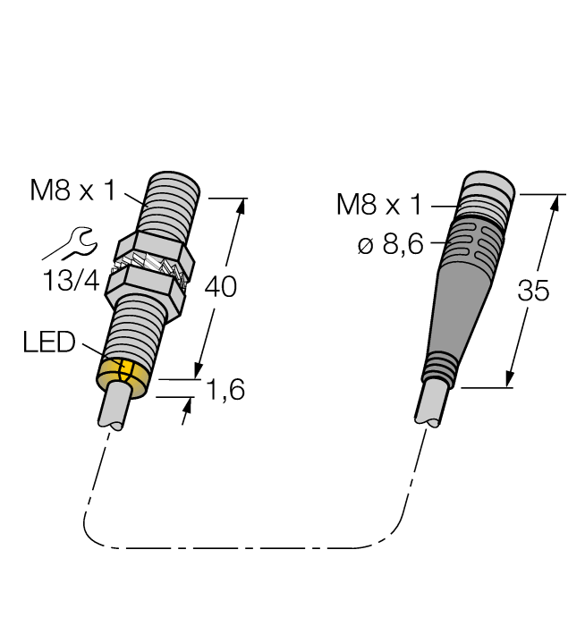 Inductive Sensor - With Extended Switching Distance