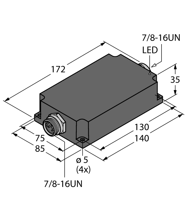 Compact power supply module in IP67 - 24 VDC output voltage - 3.8 A ...