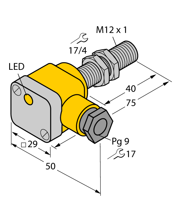 Magnetic Field Sensor - Magnetic-inductive Proximity Sensor