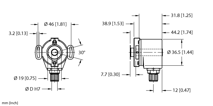 Incremental Hollow Shaft Rotary Encoder
