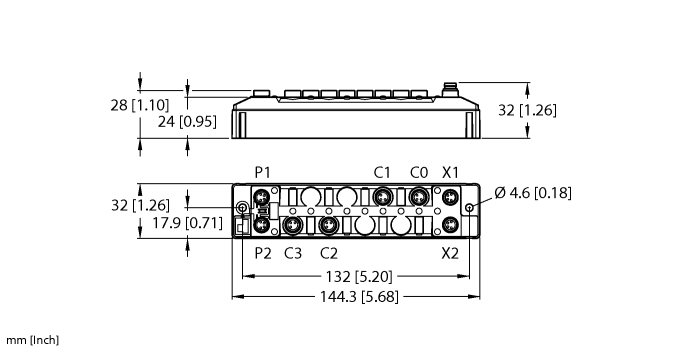 Compact Multiprotocol I/O Module for Ethernet - 4 Universal Digital Channels, Configurable as ...