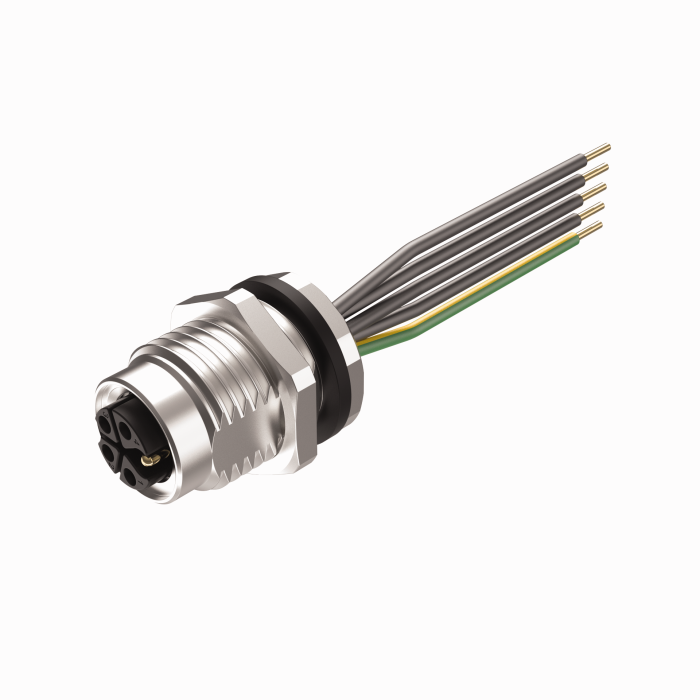 M12 Power Receptacle - Rear Mount