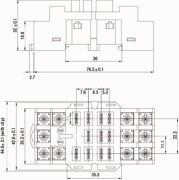 Comat Releco by TURCK - Socket base for C5 relays