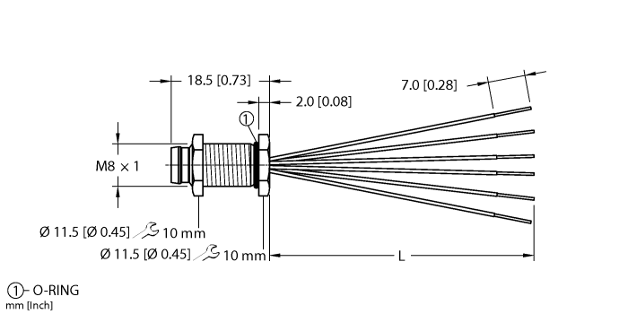Actuator and Sensor Receptacle - Rear Mount