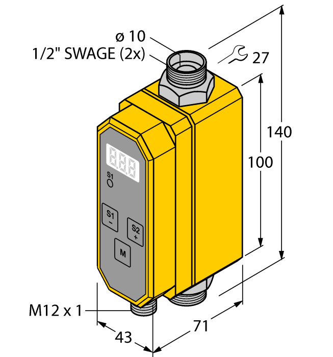 Flow Monitoring - Inline Sensor with Integrated Processor