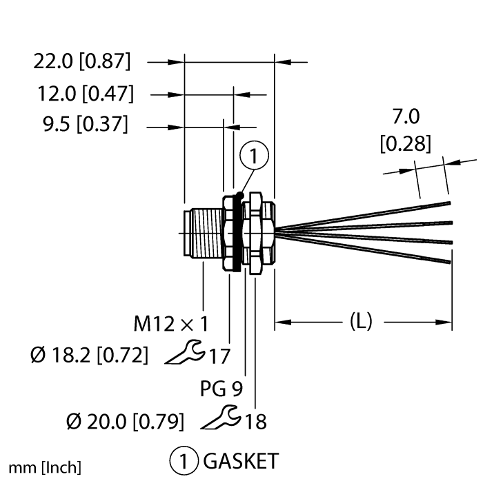 Actuator and Sensor Receptacle - Front Mount