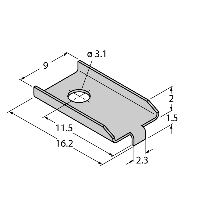 Accessories for Inductive Sensors - Mounting bracket