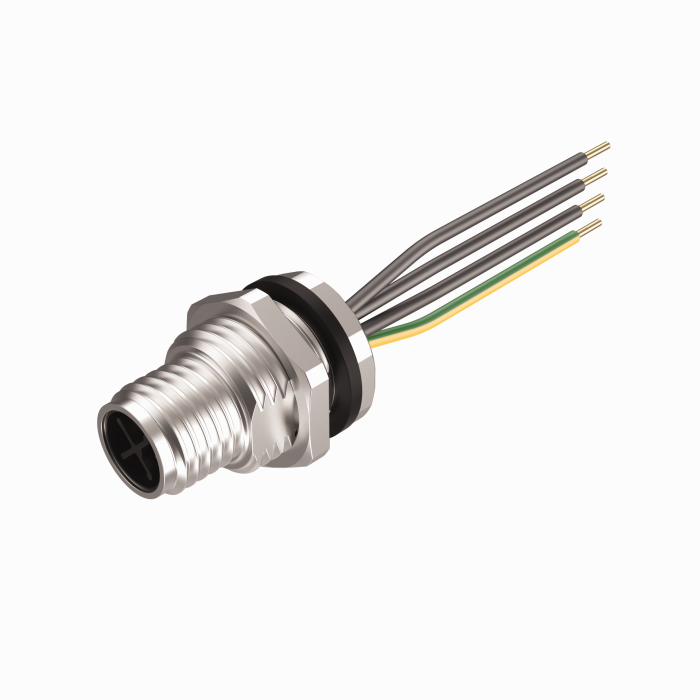 M12 Power Receptacle - Rear Mount