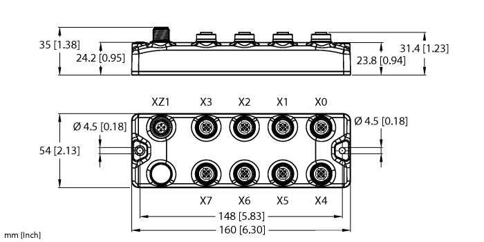 I/O Hub for Connecting Digital Signals to IO-Link Master - 16 Universal ...