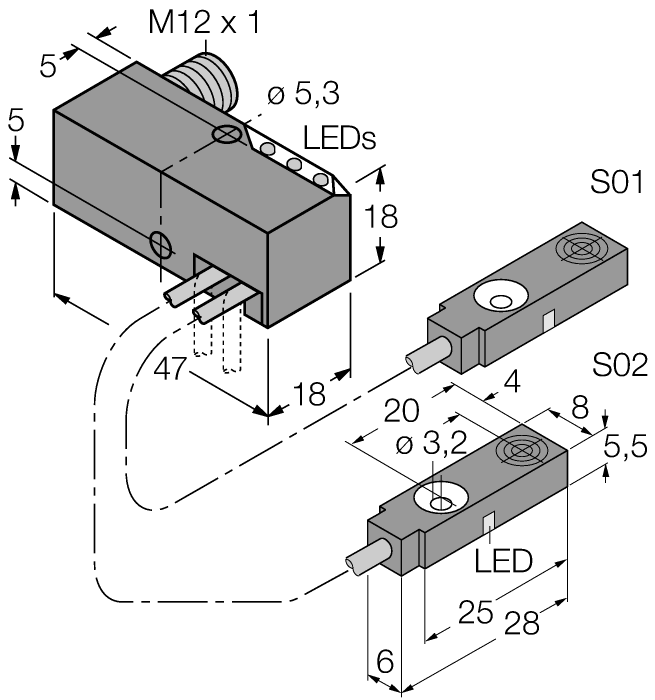 Inductive Sensor - Monitoring Kit for Power Clamps