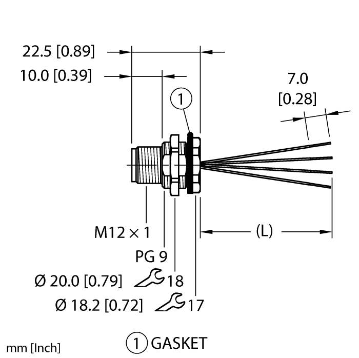 Actuator and Sensor Receptacle - Rear Mount
