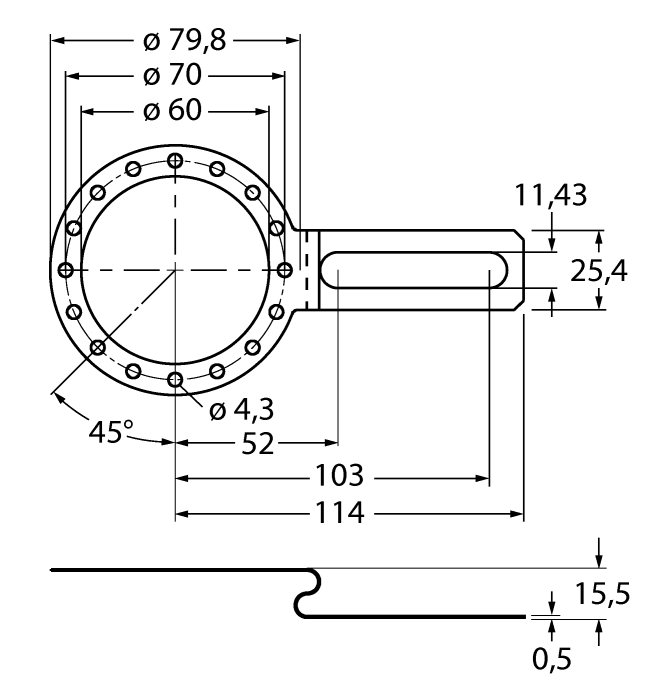 Accessories - Long tether arm