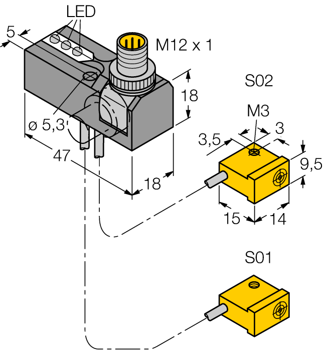 Inductive Sensor - Monitoring Kit for Power Clamps