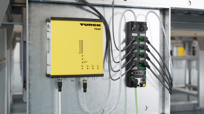 Smart IP67 Power Supply for Modular Machines - Turck Inc. USA