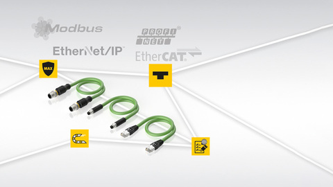 Standard for demanding Ethernet communication: Turck's 4422 cordset series